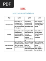 Interactive Student Notebook Grading Rubric | PDF | Business