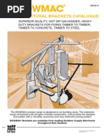 Bowmac Structural Brackets Catalogue | PDF | Lumber | Materials