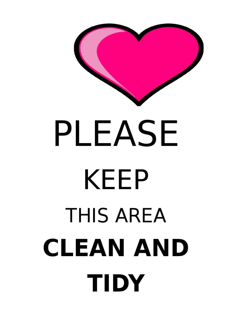 PLEASE Keep Clean | PDF