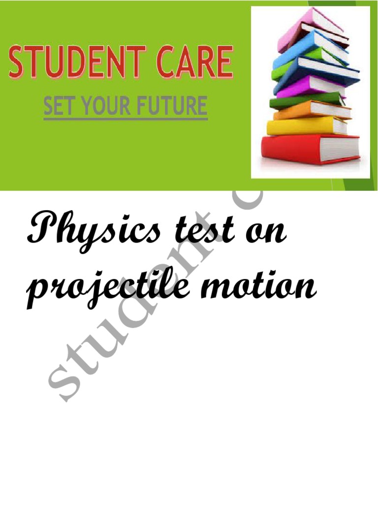 Projectile Motion Q P Paper I | PDF | Trajectory | Plane (Geometry)