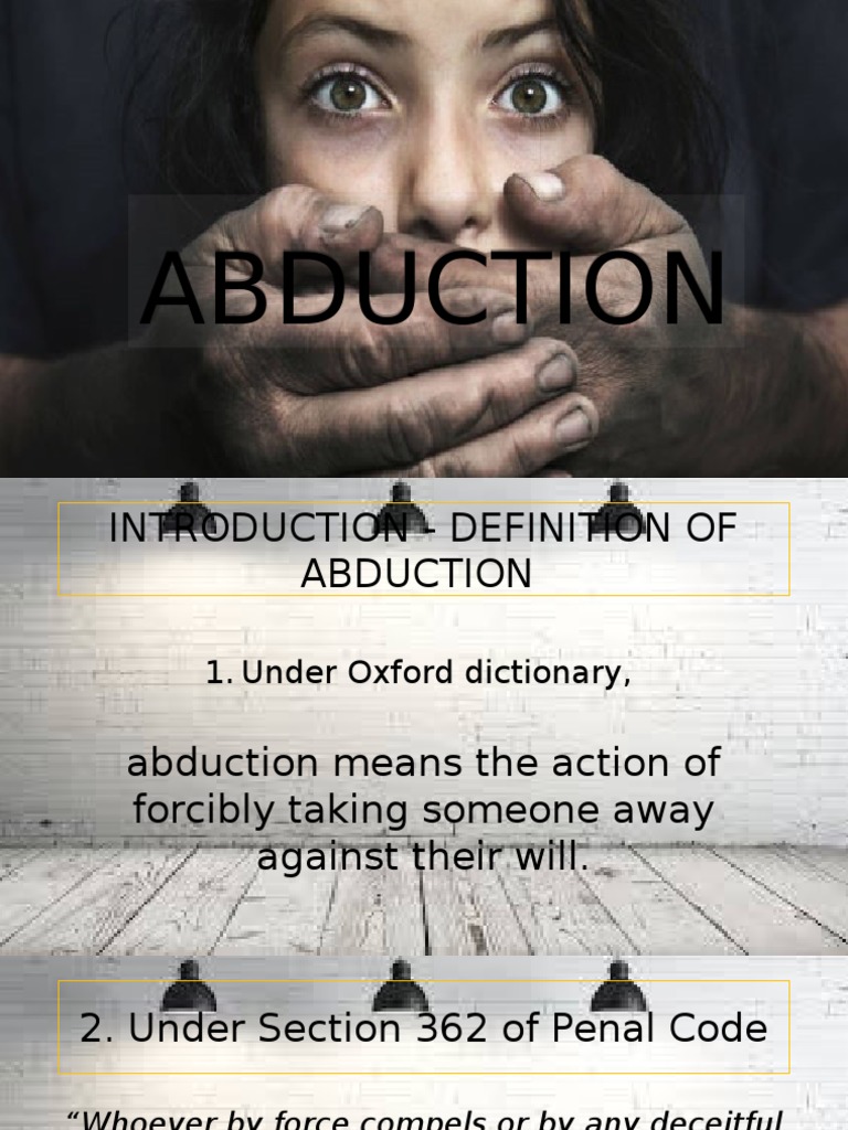 Understanding Abduction Laws in Malaysia | PDF | Kidnapping | Mens Rea