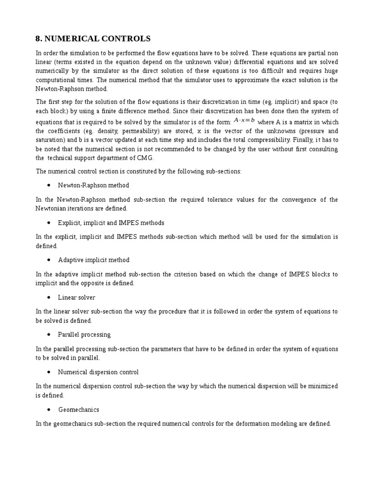Numerical Controls | PDF | Numerical Analysis | Matrix (Mathematics)