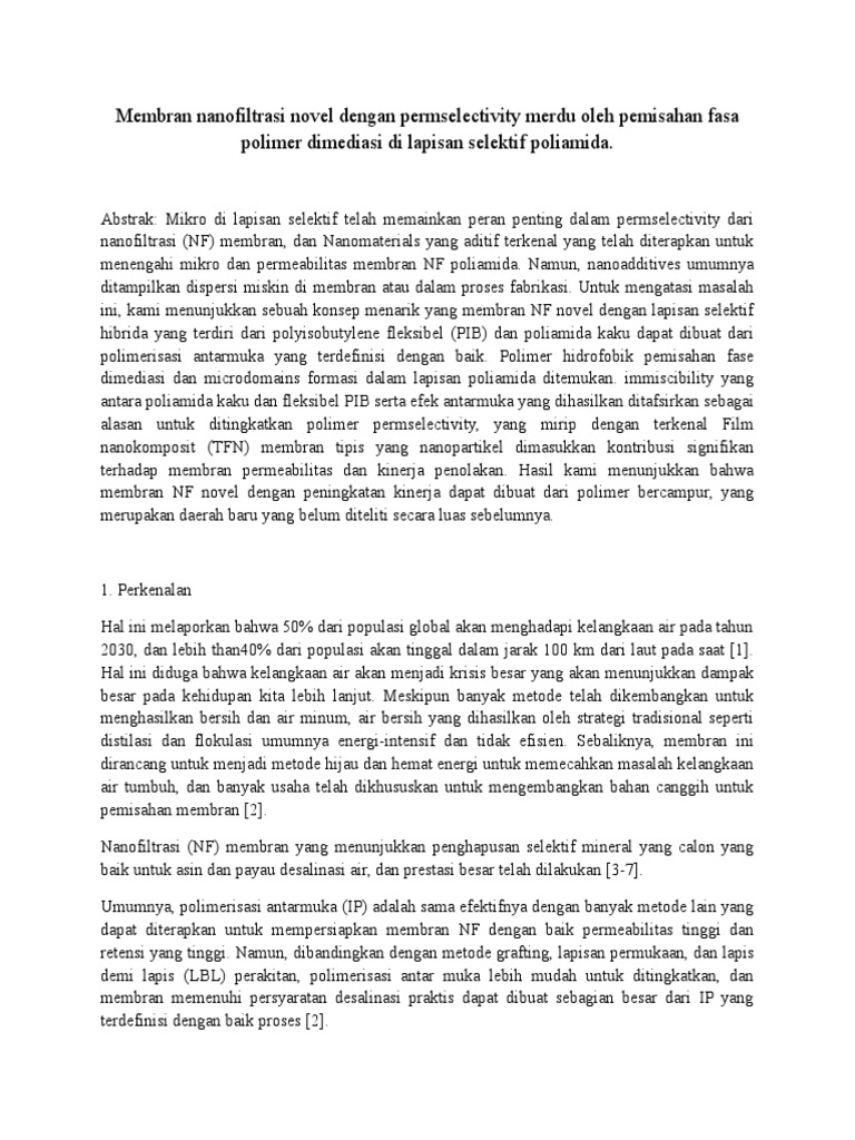 Bioseparasi Terjemahan | PDF