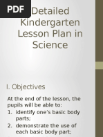 A Detailed Lesson Plan-Kindergarten | PDF | Senses | Lesson Plan