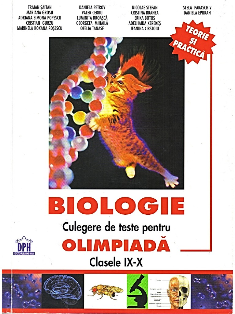 Culegere Olimpiada Biologie Clasa A IX A PDF