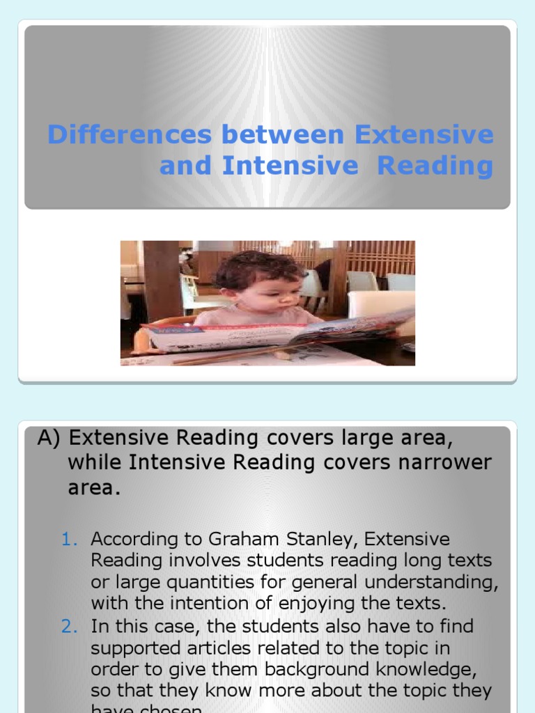 Differences Between Extensive and Intensive Reading | Applied ...