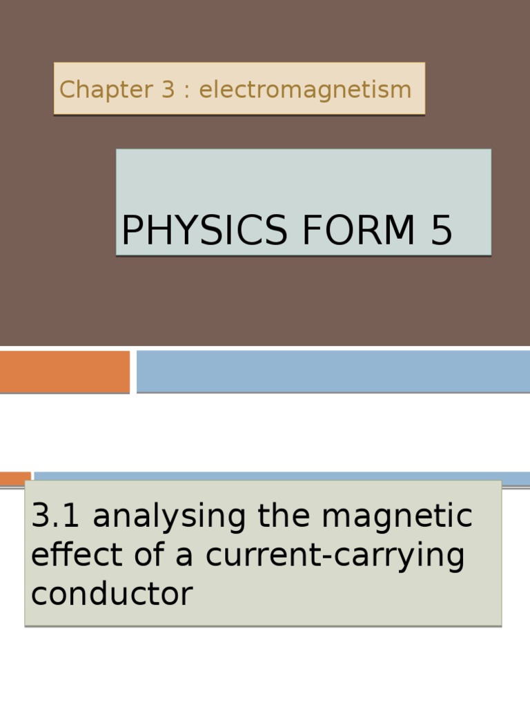 3.1 Physics f5 Chapter 3 | PDF