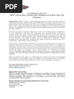RMIT City Campus Mobility Map | PDF | Melbourne | Universities And Colleges