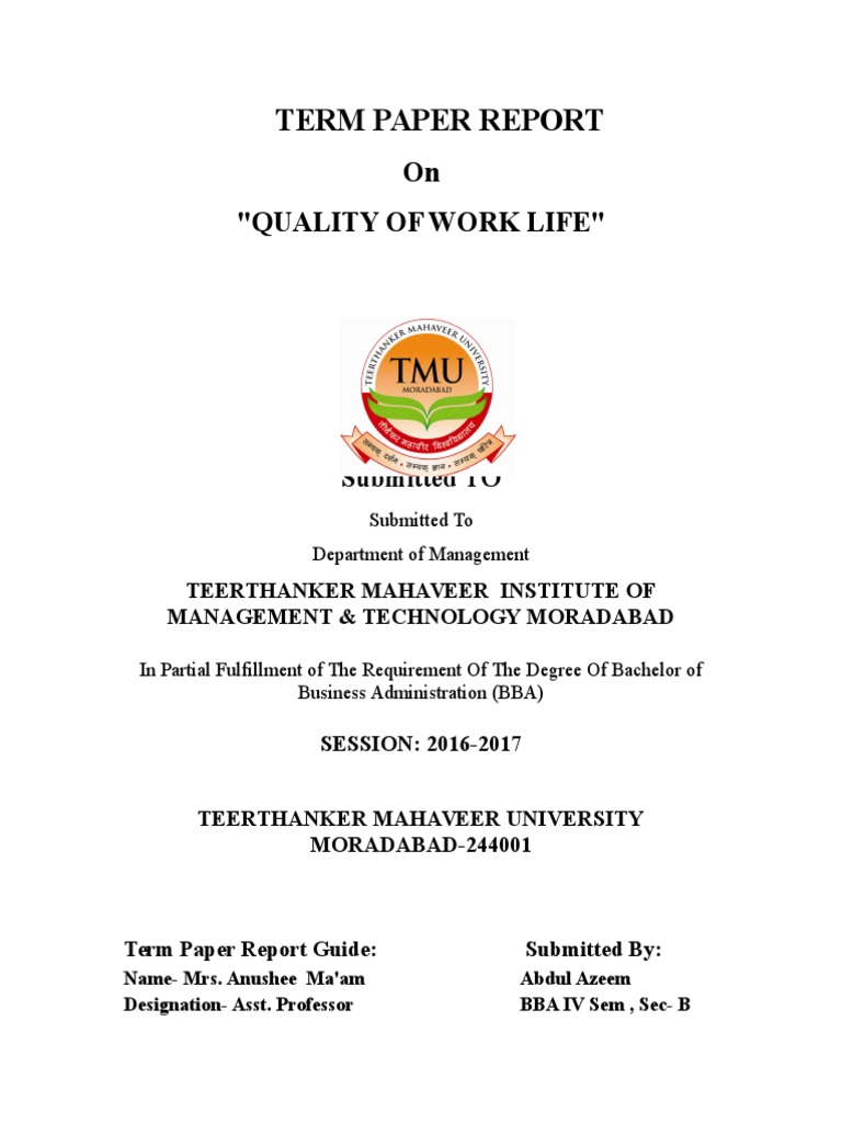 TMU FRONT | Academia | Science And Technology