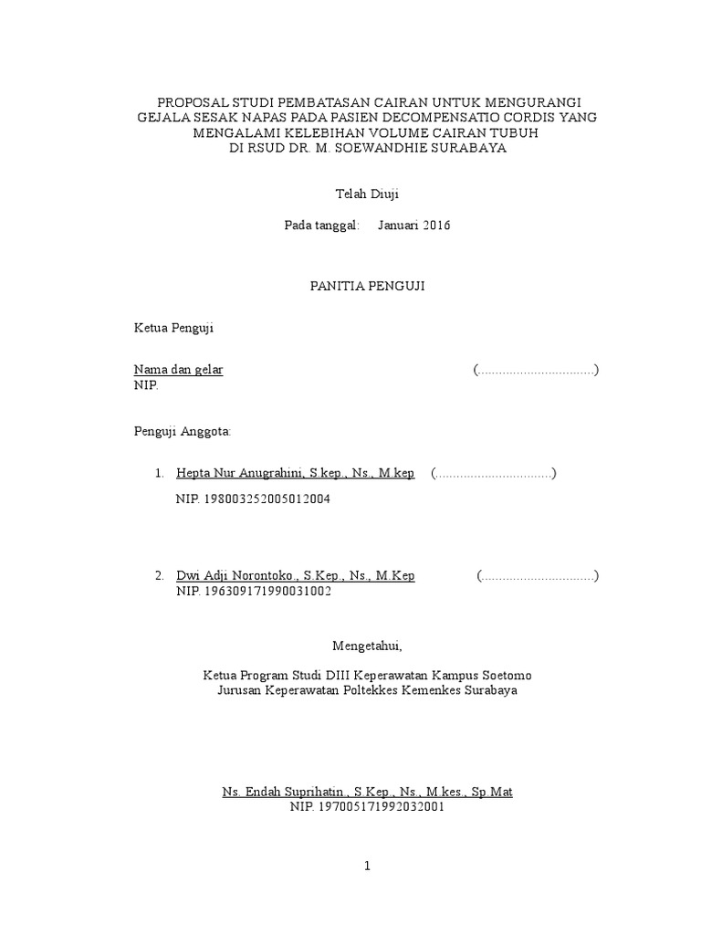 Halaman Penetapan Panitia Penguji Sudah Revisi | PDF