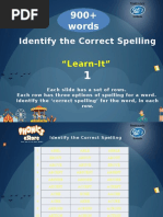 Words of The Champions Printable FINAL | PDF | Spelling