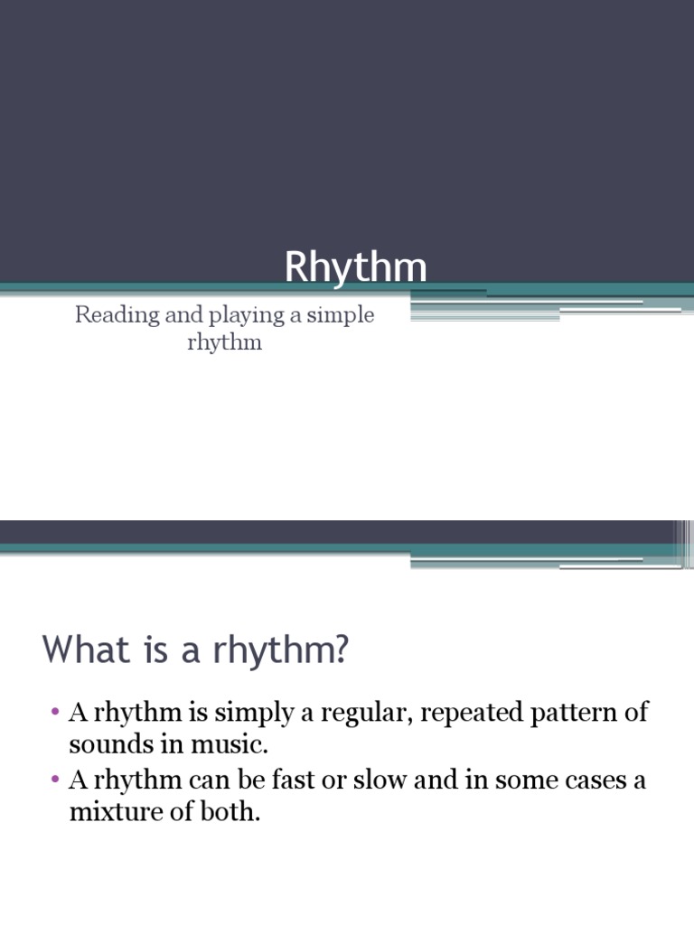 Rhythm Pdf
