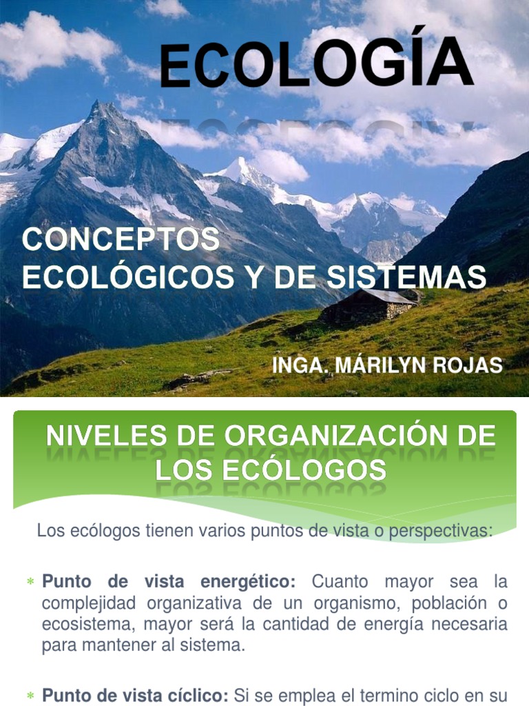 Clase 2 y 3 Conceptos Ecologicos y de Sistemas | PDF | Realimentación | Homeostasis