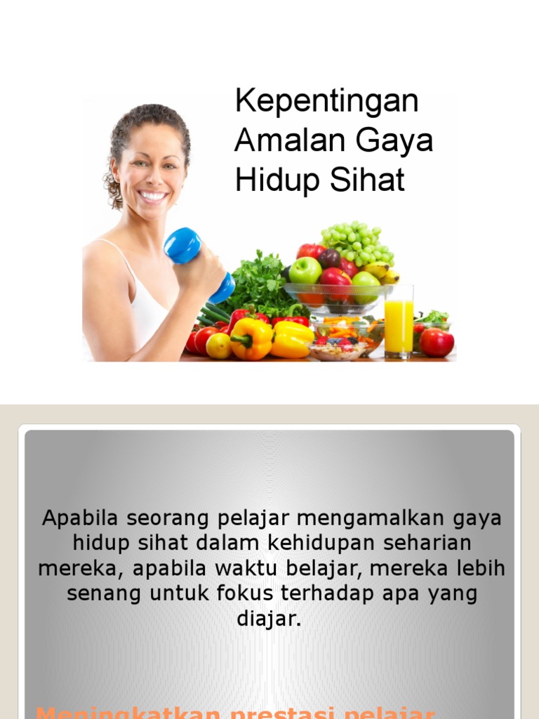 Kepentingan Gaya Hidup Sihat | PDF