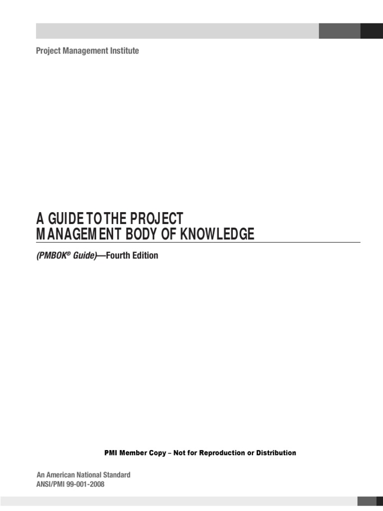 Pmbok Guide | PDF | Publishing | Reference Works