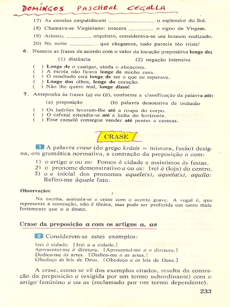 Cegalla - Novíssima Gramática PDF | PDF