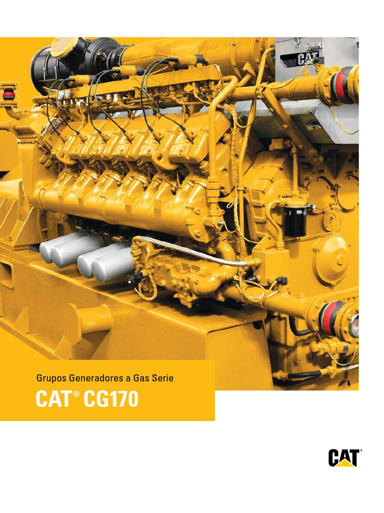 Cat cg170 | PDF | Generación eléctrica | Química