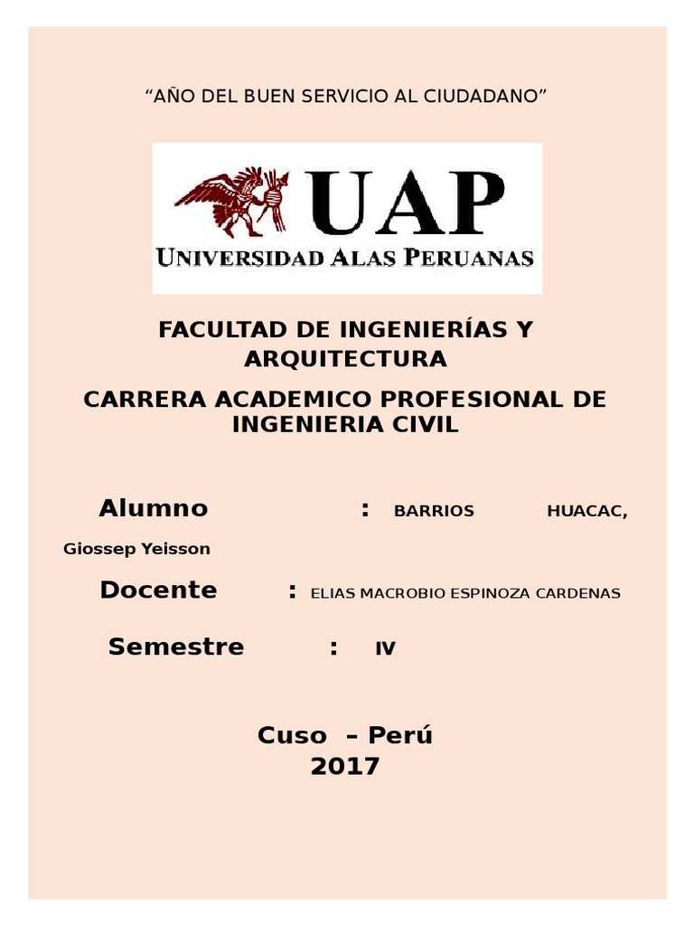 Caratula Uap | PDF