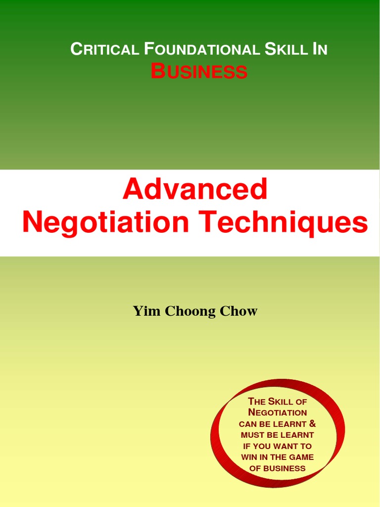 Ebook Negotiation | PDF | Bargaining | Negotiation
