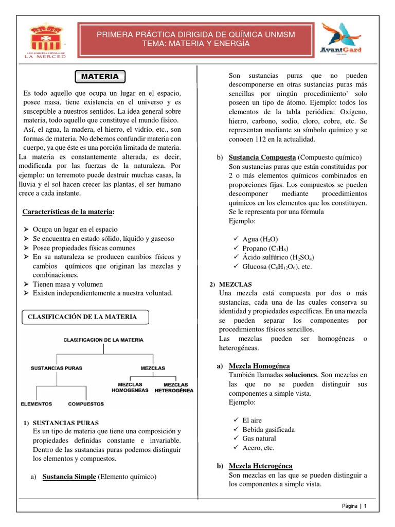 Materia y Energia-Presnm | PDF