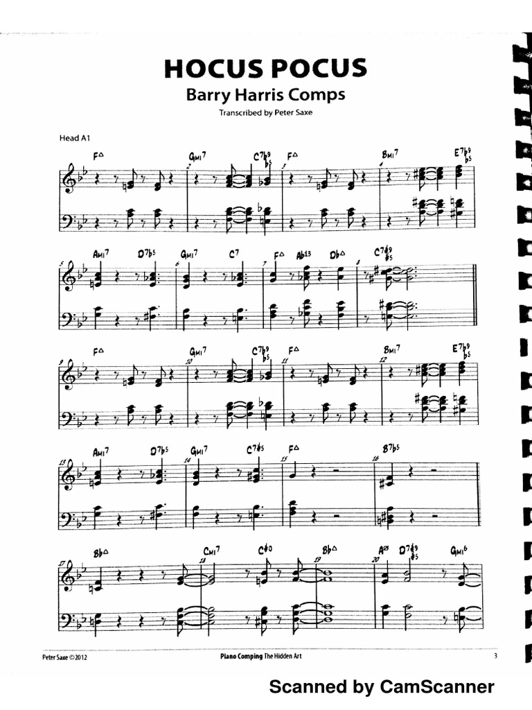 Hocus Pocus Piano | PDF