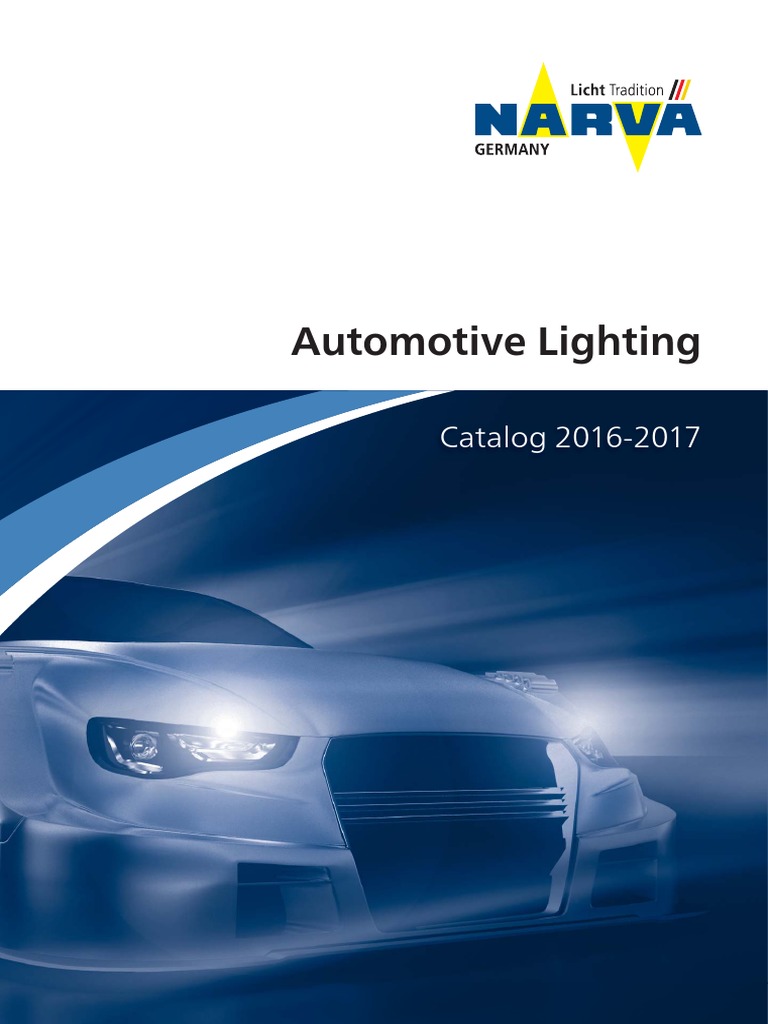 Narva Catalog 2016 2017 en en | PDF | Headlamp | Quality (Business)