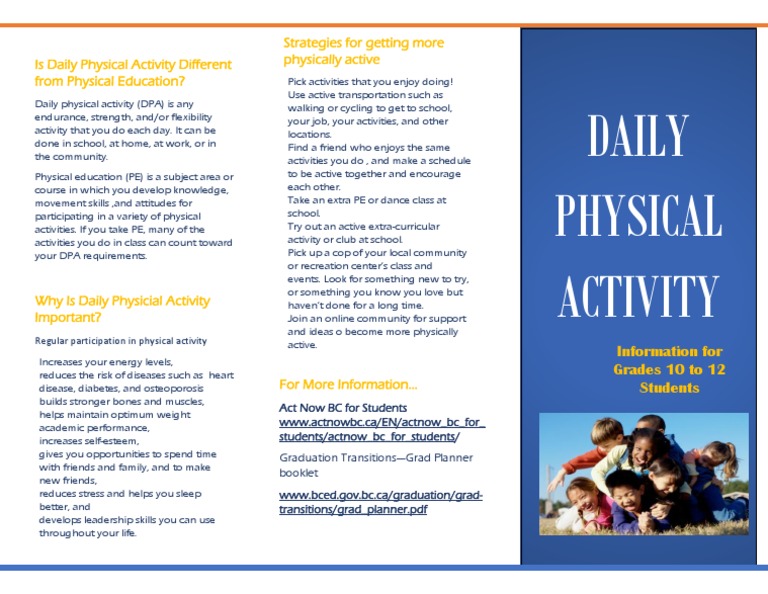 Duplicated Brochure | PDF | Physical Education | Physical Exercise