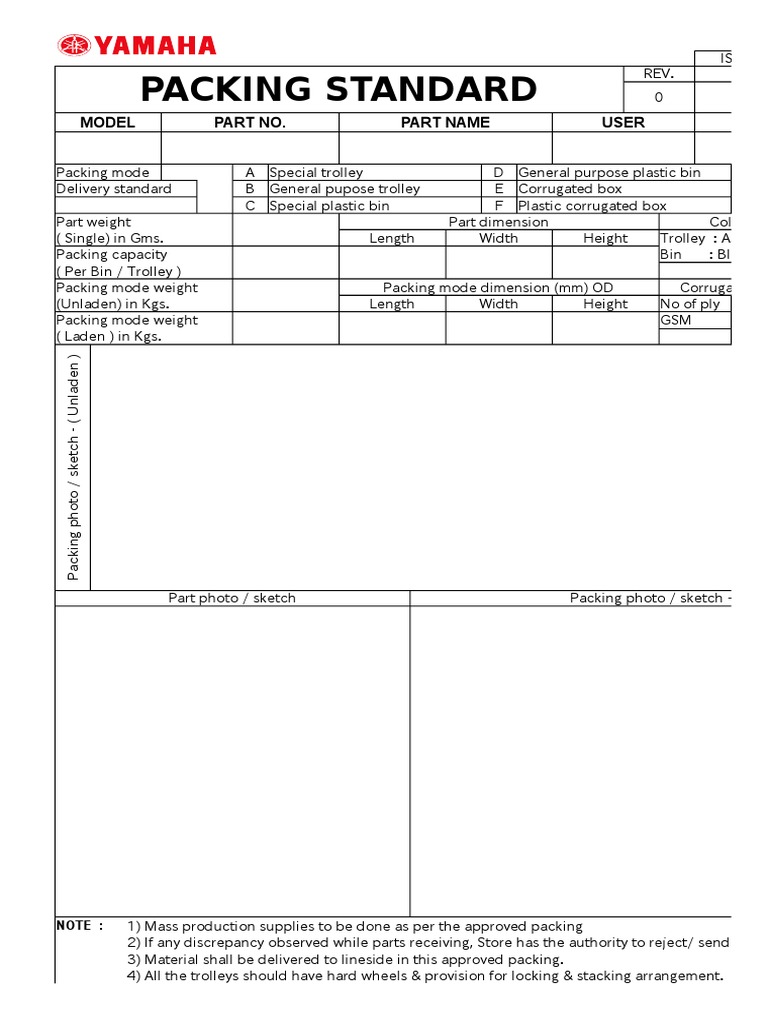 [2-10] Packing Standard | Technology