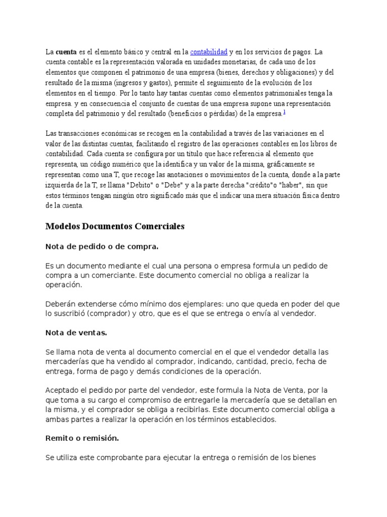 Terminologia de La Cuenta Contable | PDF | Cheque | Contabilidad