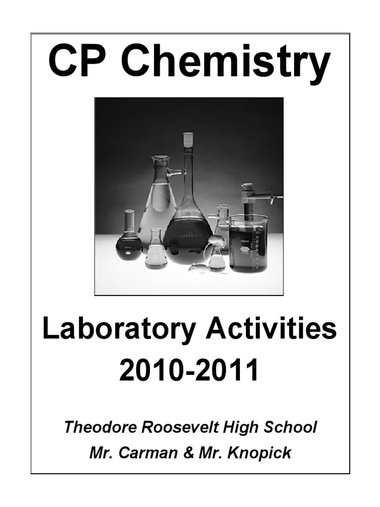 RHS CP Chemistry Lab Activities Packet 2010 2011 | PDF | Sodium ...