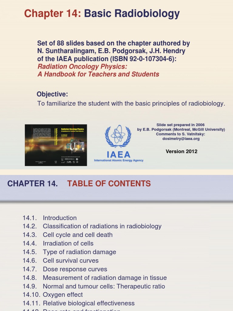 Basic Radiobiology Principles Overview | PDF | Radiation Therapy ...