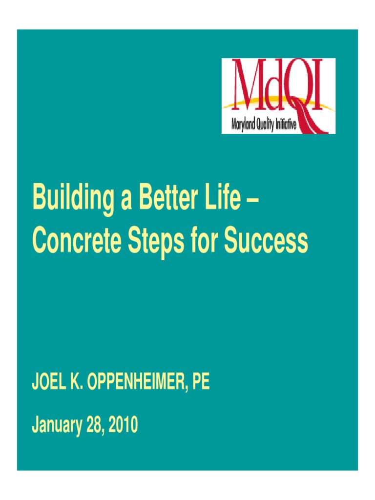 Building A Better Life | PDF | Self Help | Time Management