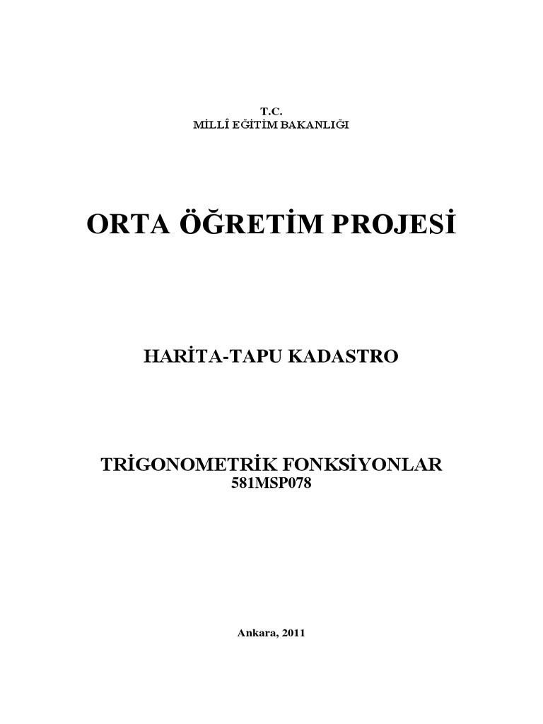 Trigonometrik Fonksiyonlar | PDF Trigonometrik Fonksiyonlar | PDF