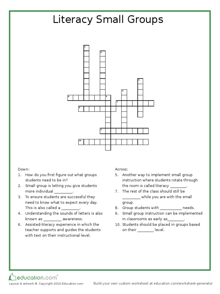 Literacy Small Groups | PDF