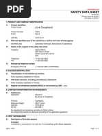 MSDS Trilon M Liquid | PDF | Toxicity | Personal Protective Equipment