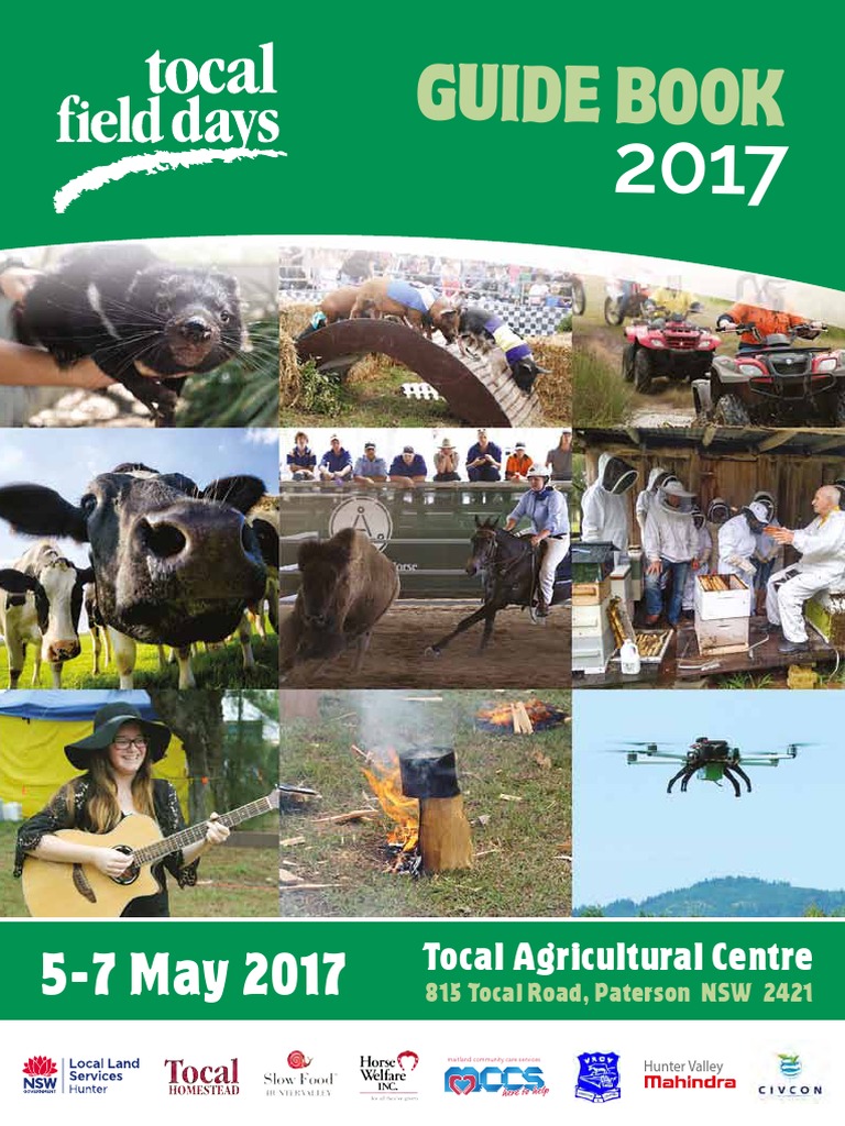 Tocal Field Days 2017 Guide Book | PDF | Unmanned Aerial Vehicle | Veterinary Physician