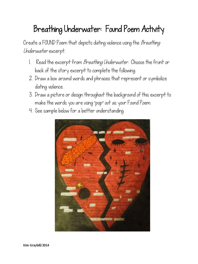 Breathing Underwater Found Poem | PDF