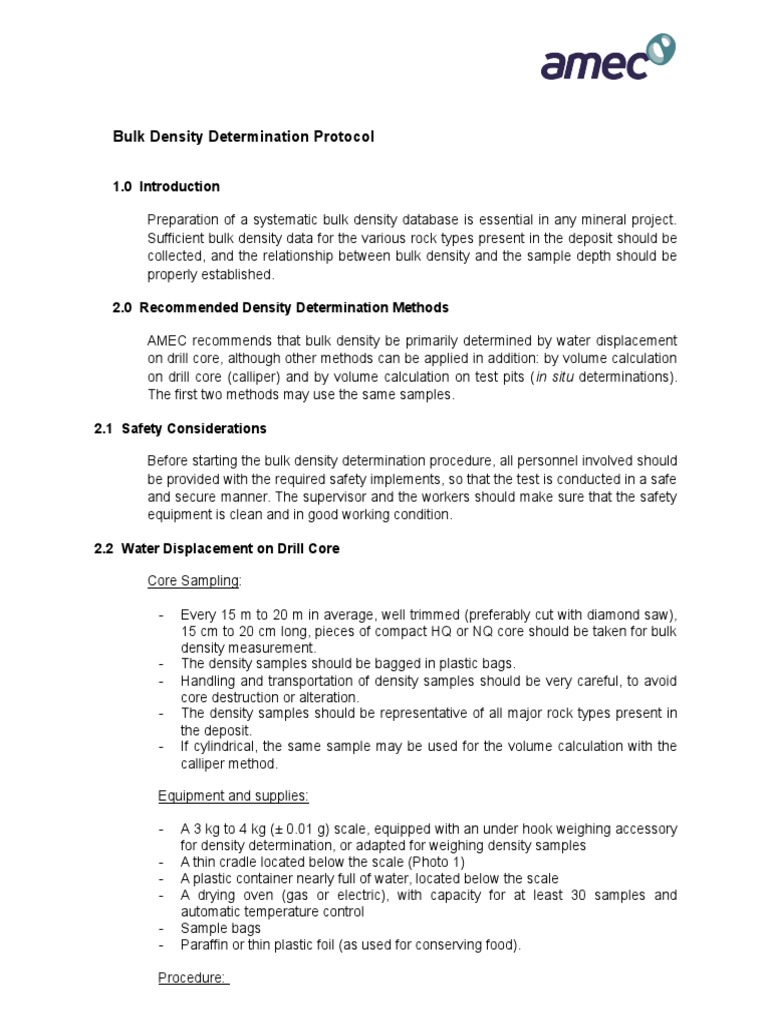 Determining Bulk Density A Comprehensive Guide To Methodologies For