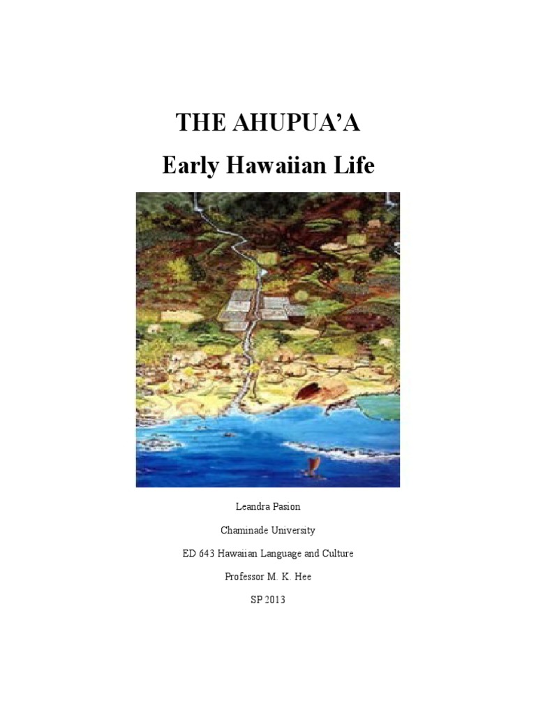 Ahupuaa - Lesson Plan | PDF | Lesson Plan | Anthropology