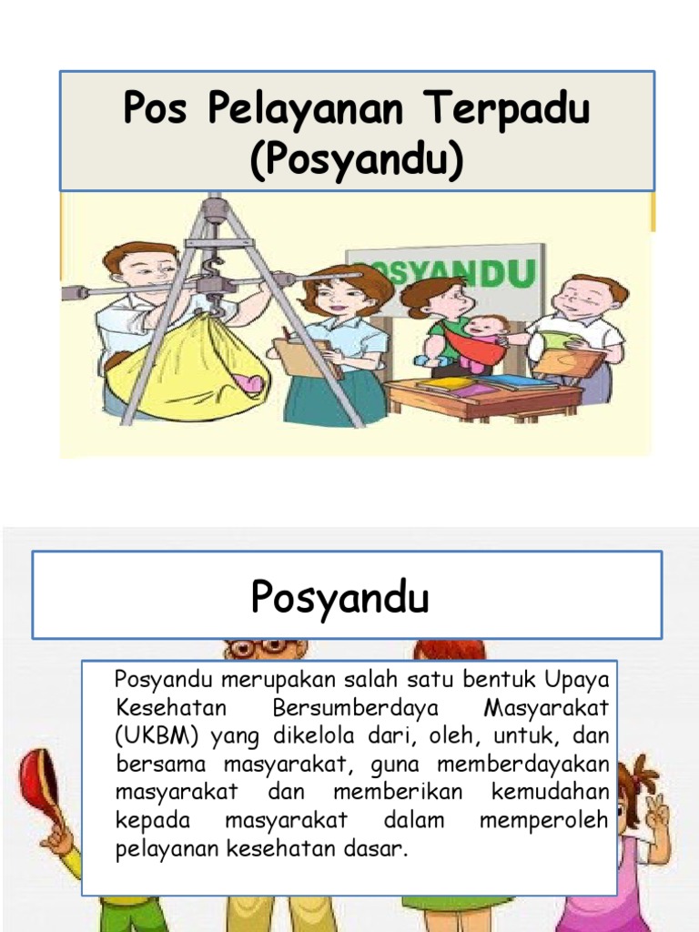 Pos Pelayanan Terpadu (Posyandu) | PDF