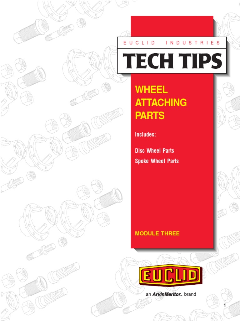 Euclid Wheel Attatching Tech Tips | PDF | Nut (Hardware) | Wheel