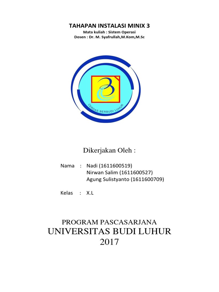 Tahapan Instalasi Minix 3 | PDF