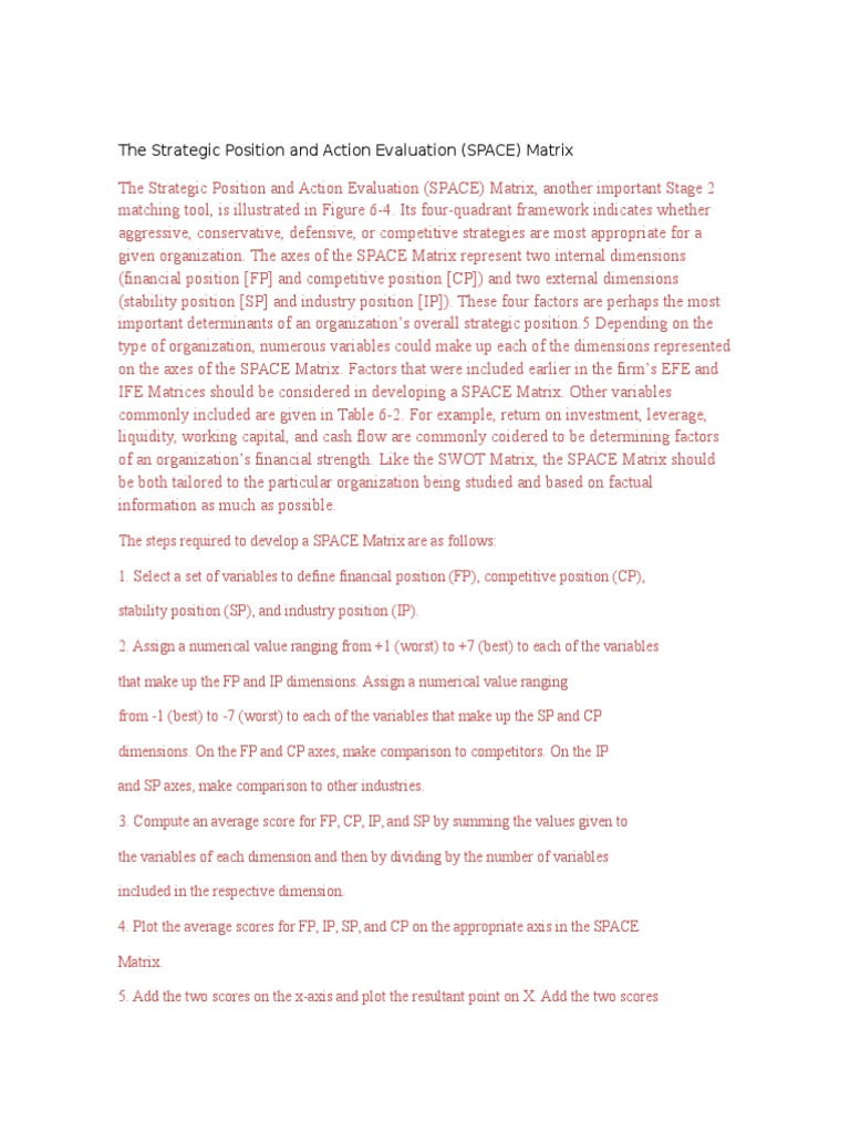 Space Matrix | PDF | Cartesian Coordinate System | Matrix (Mathematics)