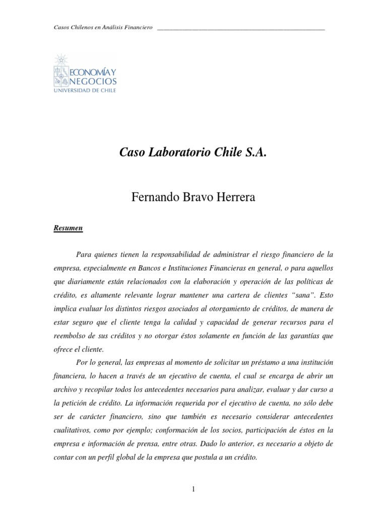 Laboratorio Chile | PDF | Chile | Distribución (comercial)