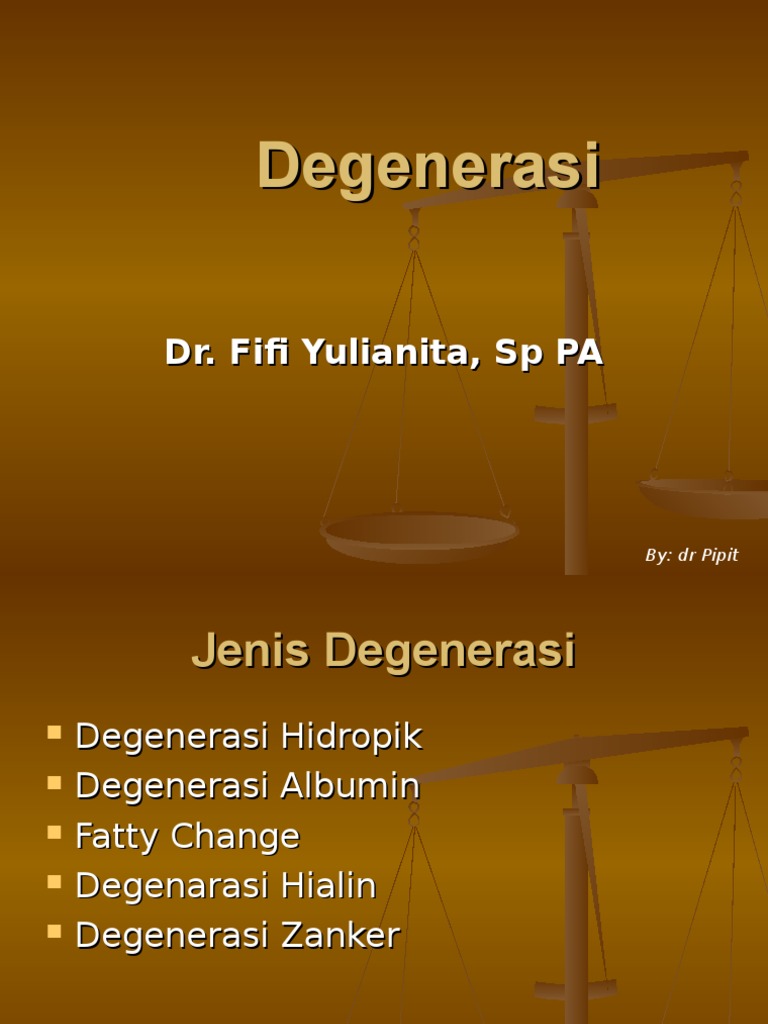 Degenerasi | PDF