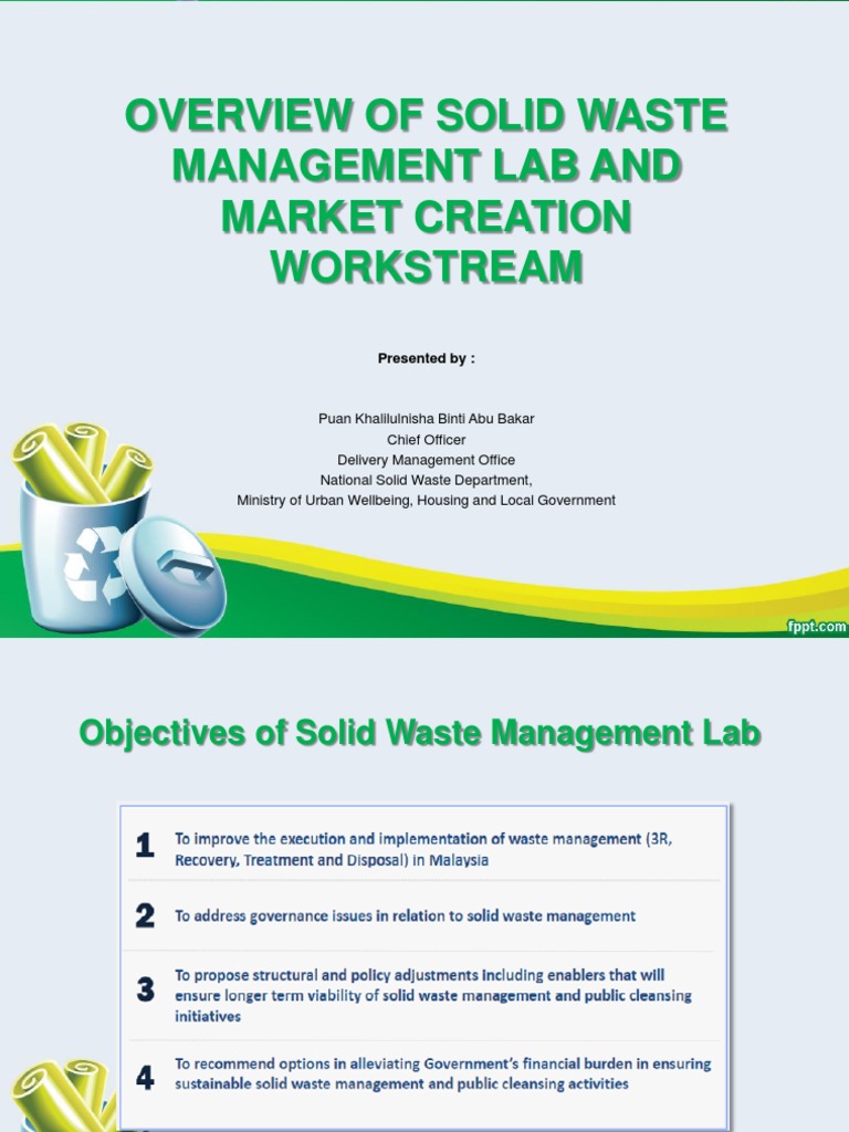 Solid Waste Management Initiatives Overview | PDF | Waste Management ...