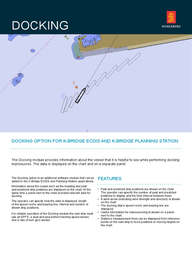 Docking: Docking Option For K-Bridge Ecdis and K-Bridge Planning ...