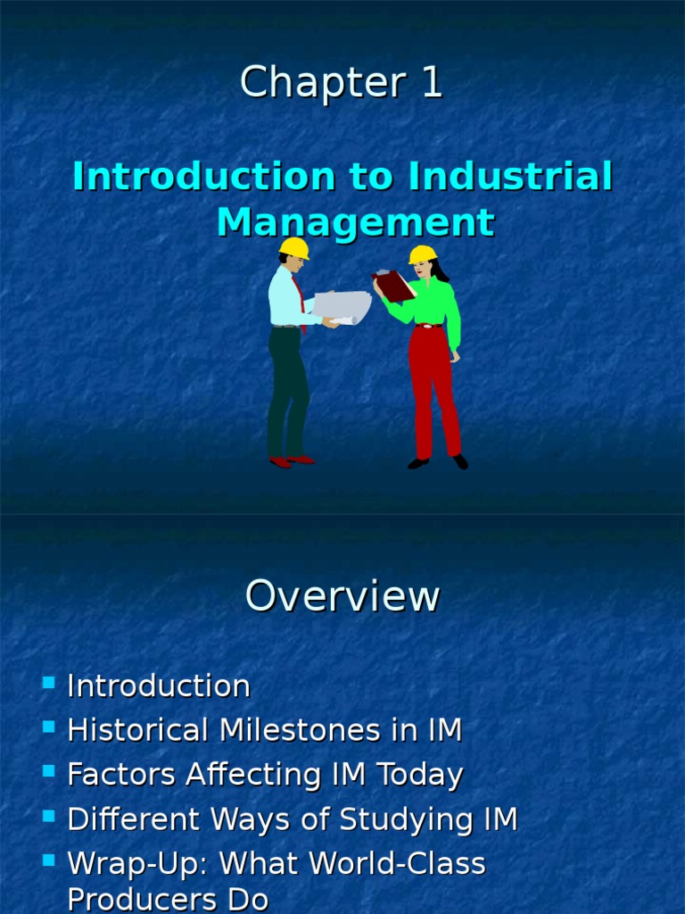 Introduction to Industrial Management | PDF | Operations Management ...