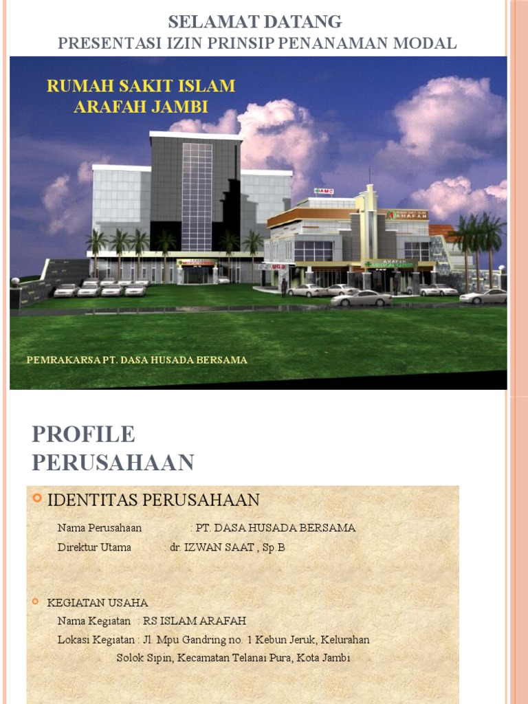 Presentation3 Izin Prinsip | PDF