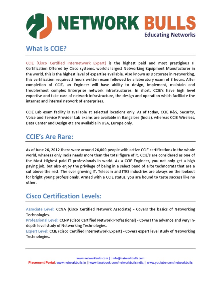 What Is CCIE PDF | PDF